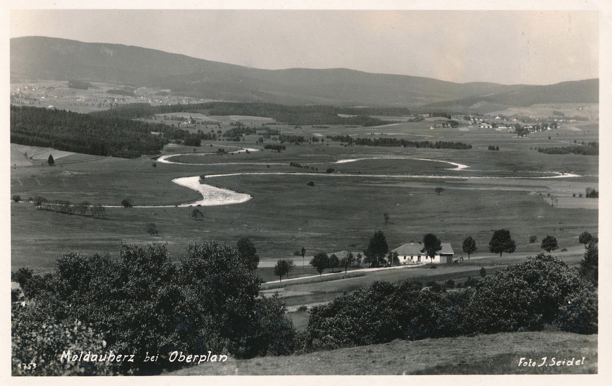 Srdce Vltavy na historické pohlednici | ASB Portal